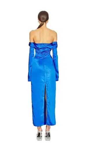 RUNAWAY THE LABEL Arielle Maxi Dress - Cobalt