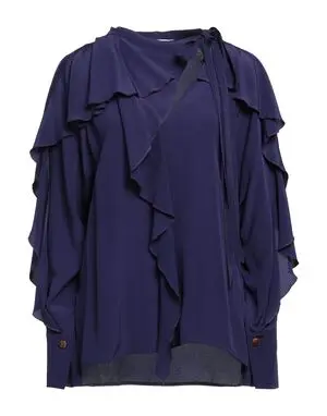 Victoria Beckham Ruched Crepe Top