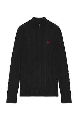 Polo Ralph Lauren Long Sleeve Cable Knit Quarter Zip Pullover