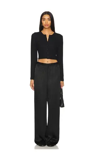 LESET Lauren Crop Cardigan