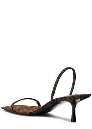 Saint Laurent Jaspe 55 -print Faille Sandals