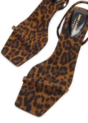 Saint Laurent Jaspe 55 -print Faille Sandals