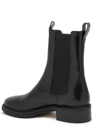 AeydĒ Jack Leather Chelsea Boots - Black