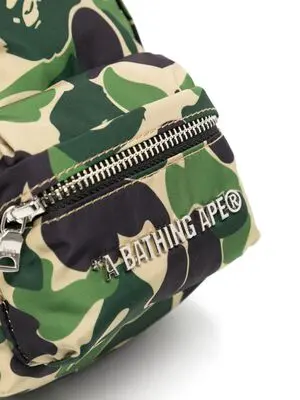 A BATHING APE Abc Camo Print Backpack