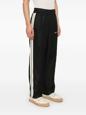 Palm Angels Logo-embroidered Track Pants - Black