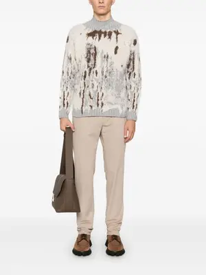 Zegna Twill-weave Trousers - Neutrals