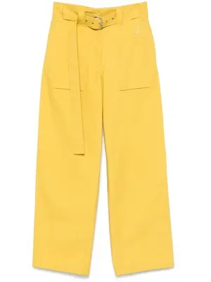 JIL SANDER Belted Straight-leg Trousers