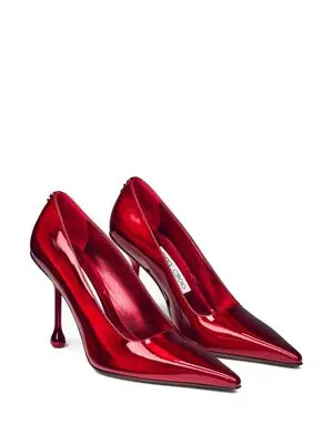 JIMMY CHOO 95mm Ixia Pumps - Red