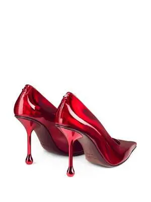 JIMMY CHOO 95mm Ixia Pumps - Red
