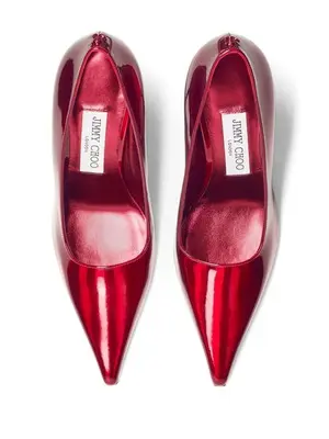 JIMMY CHOO 95mm Ixia Pumps - Red