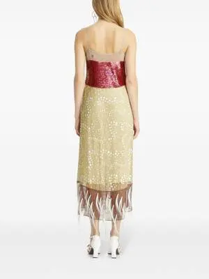 green emerald velvet dress Priscilla Sleeveless Dress in Embroidery – Draper James main image 1