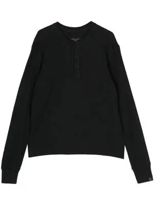 Rag & Bone Button-placket Long-sleeve T-shirt