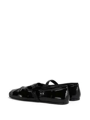 Marni Patent-finish Ballerina Shoes - Black