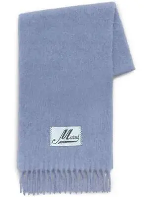 Marni Logo-appliqué Scarf - Purple