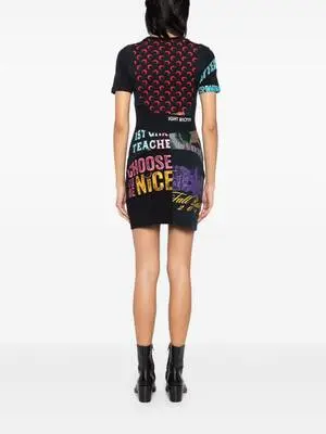 MARINE SERRE Graphic Mini Dress