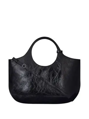 COURREGES Large Holy Handbag - Black