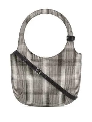 COURREGES Prince Of Wales Holy Tote Bag - Black