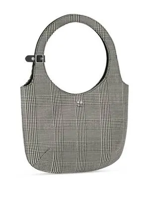 COURREGES Prince Of Wales Holy Tote Bag - Black