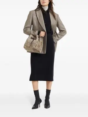 Brunello Cucinelli Cashmere Midi Skirt