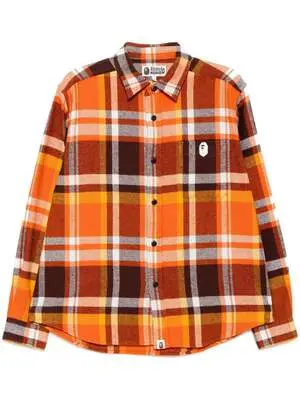 A BATHING APE Checked Shirt