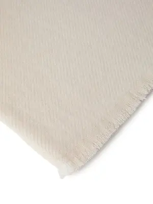 Brunello Cucinelli Cashmere Diagonal Scarf - Neutrals