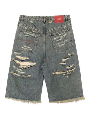 424 Big Daddy Distressed Denim Shorts