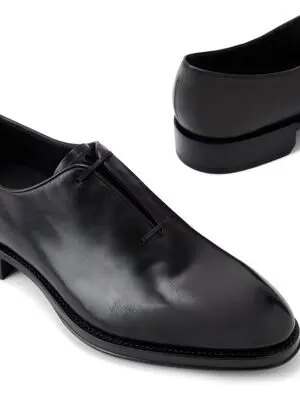 FERRAGAMO Polished Leather Oxford Shoes
