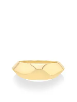 Lizzie Mandler 18kt Yellow Wave Ring - Gold
