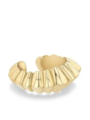 Lizzie Mandler 18kt Yellow Crescent Ear Cuff - Gold