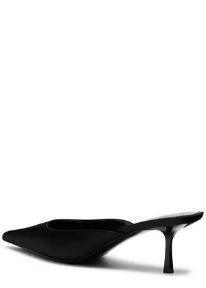 Saint Laurent Barbara 55 Satin Mules