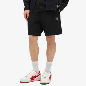 A BATHING APE One Point Sweat Short - Black