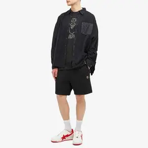 A BATHING APE One Point Sweat Short - Black