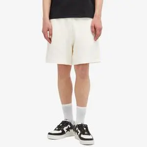 A BATHING APE One Point Sweat Short - White