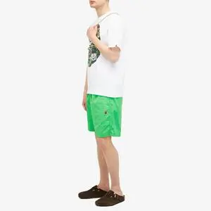 A BATHING APE Ape Head Nylon Beach Shorts