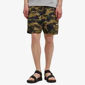 A BATHING APE 1st Camo Nylon Beach Short