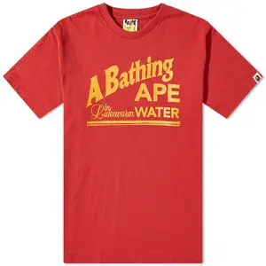 A Bathing Ape Archive Lukewarm Water T-Shirt In Red - 30% Off