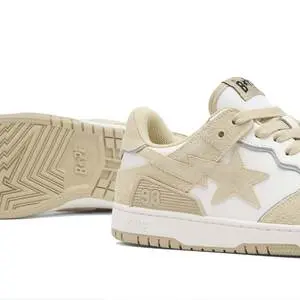 A BATHING APE Sta #3 Sneakers - Beige