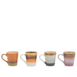 HKLIVING Espresso Mugs Set Of 4