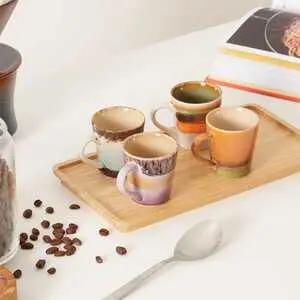 HKLIVING Espresso Mugs Set Of 4