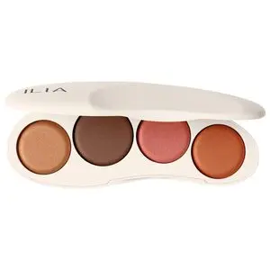 ILIA The Ethereal Baked Face Palette Long-wear Bronzer, Highlighter & Blush - Deep