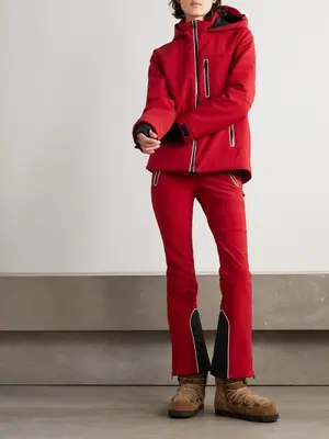 Brunello Cucinelli Padded Flared Ski Pants - Red