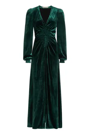 MARIE OLIVER Elsabeth Velvet Maxi Dress