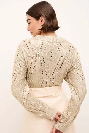 MARIE OLIVER Maxine Metallic Knit Sweater