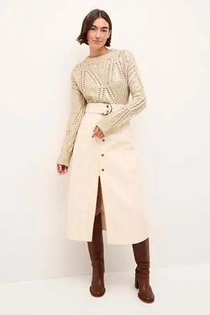 MARIE OLIVER Maxine Metallic Knit Sweater