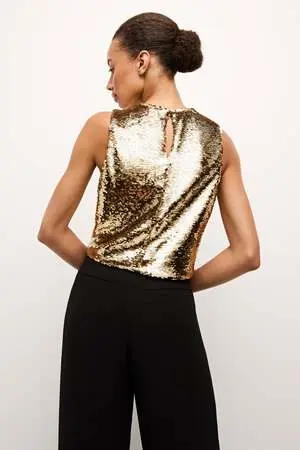 MARIE OLIVER Davis Top - Taupe