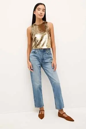 MARIE OLIVER Davis Top - Taupe