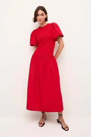 Marie Oliver Puff Sleeve Day Dresses