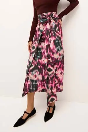 MARIE OLIVER Georgina Printed Wrap Skirt