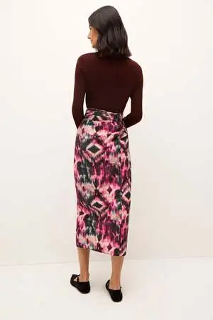 MARIE OLIVER Georgina Printed Wrap Skirt