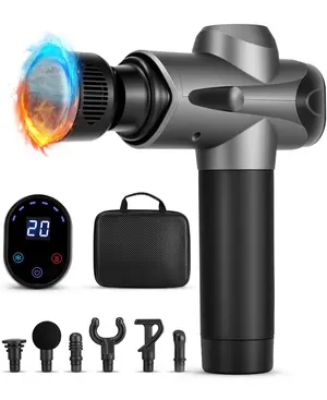 SUGIFT Hot And Cold Deep Tissue Percussion Massager - Black
